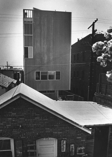 Exterior view, Spiller House — Calisphere