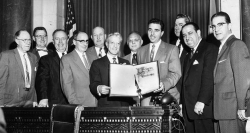 Council issues Columbus Day proclamation — Calisphere