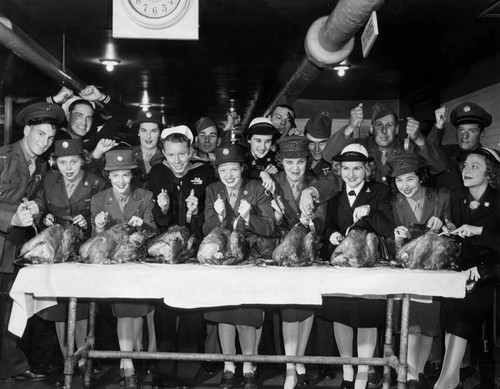World War II era Thanksgiving Dinner — Calisphere