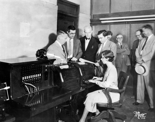 Group reading paper — Calisphere