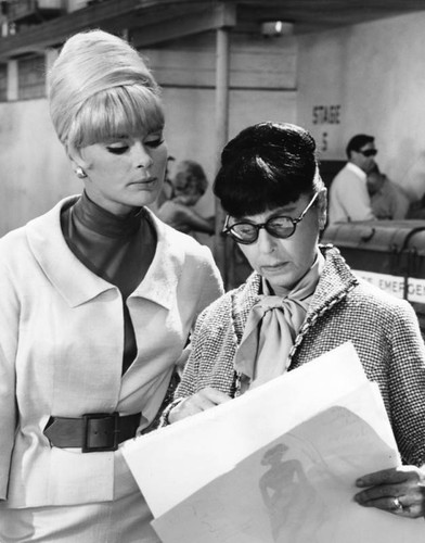 Edith Head and Elke Sommer — Calisphere