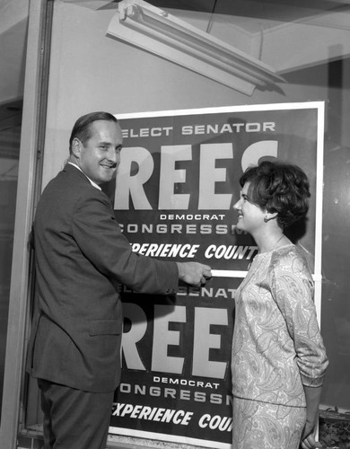California State Senator Thomas M. Rees campaigns for 26th District ...