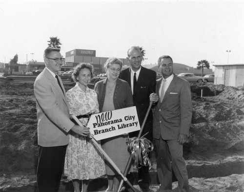 City Librarian attends groundbreaking ceremony — Calisphere
