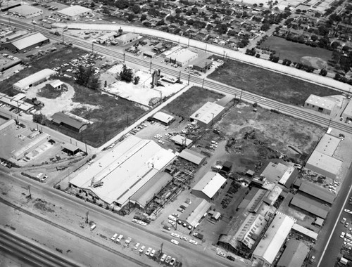 Pacific Wire Division, Compton, looking northeast — Calisphere