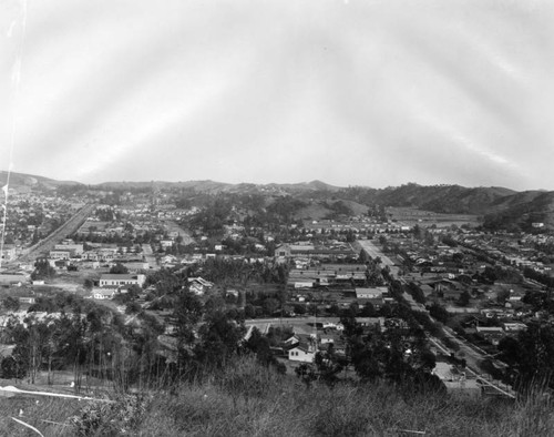Panoramic view of Eagle Rock, view 13 — Calisphere