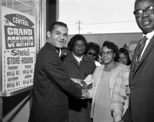 White Front store grand opening — Calisphere