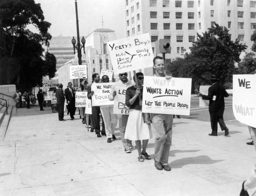 Anti-Poverty funds board protest — Calisphere