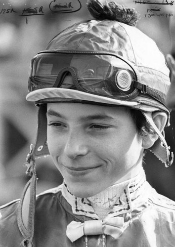 Steve Cauthen smiling — Calisphere