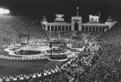 Olympic Games, closing ceremonies — Calisphere