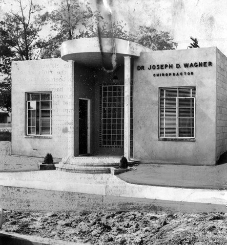New office building of Dr. Joseph D. Wagner — Calisphere