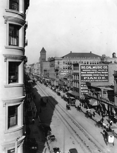 Early view of Broadway — Calisphere