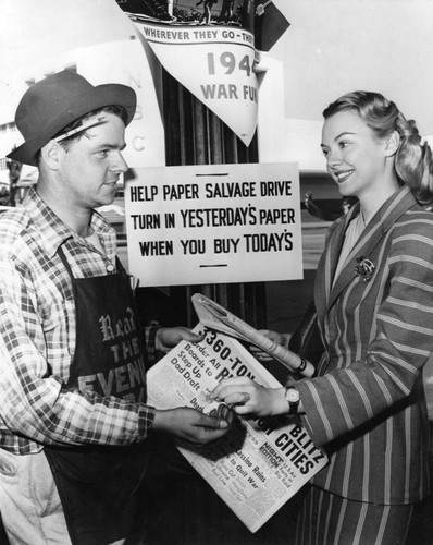 Collecting for a paper drive — Calisphere