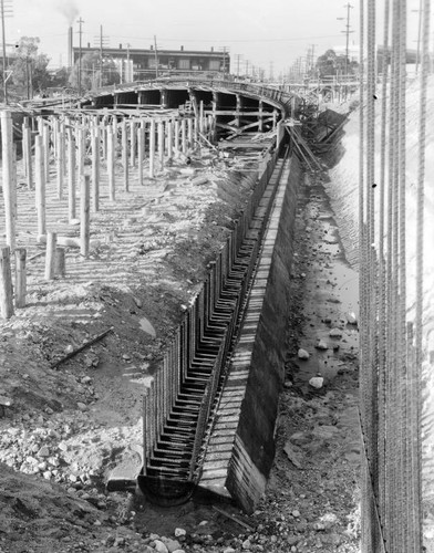 Macy Street Underpass view 1 — Calisphere