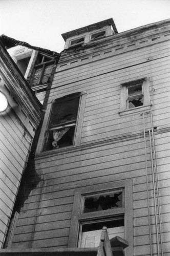 Castle's exterior, Montecito Heights — Calisphere