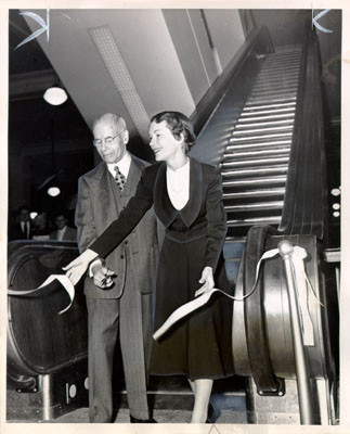 [Joe Weller and Eleanor Ferrato at a dedication ceremony for new ...