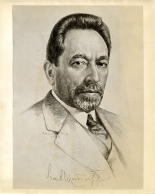 [Portrait of Leon Moisseiff, consulting engineer on Golden Gate Bridge ...