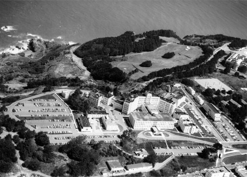 [Aerial view of Veterans' Administration Facility at Fort Miley ...