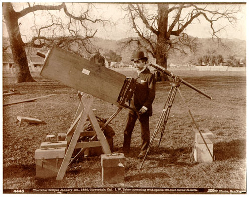 The Solar Eclipse January 1st, 1889, Cloverdale, Cal. I. W. Taber ...
