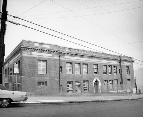[Exterior of Hancock School] — Calisphere
