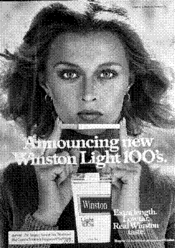 Announcing new Winston Light 100's — Calisphere