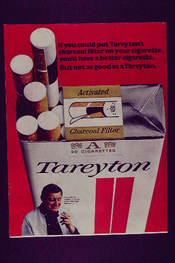 If you could put tareyton's charcoal filter on you cigarette, you'd ...