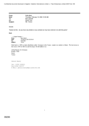[Letter from Mark Rolfe to Gerald Barry regarding details of a contract ...