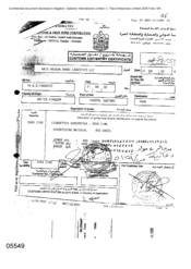 [Customs exit/entry certificate from Customs & Free Zone Corporation to ...