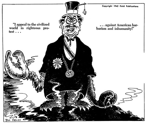 I appeal to the civilized world in righteous protest... against ...