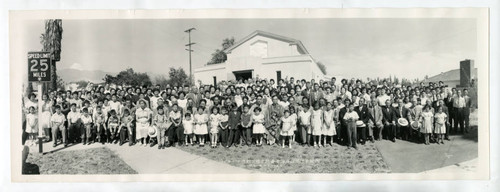 Sunday school building dedication ceremony — Calisphere