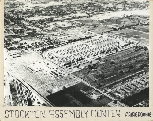 Stockton Assembly Center, Fairgrounds — Calisphere