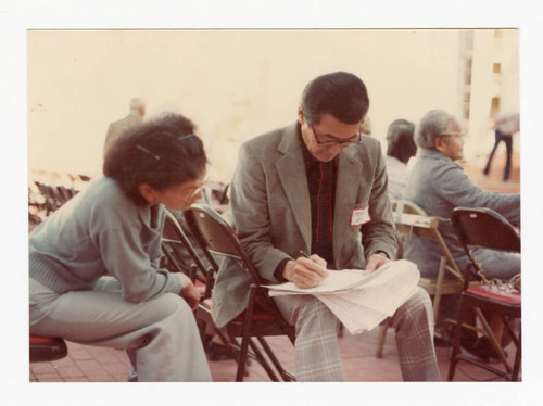 Frank Emi at 1984 Day of Remembrance — Calisphere