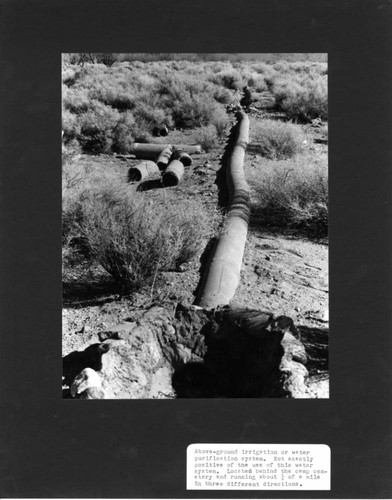 Water system remains, "Manzanar, a photograph essay: Manzanar today ...