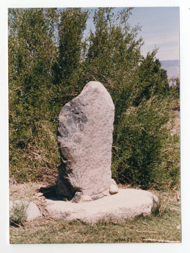 Upright stone — Calisphere