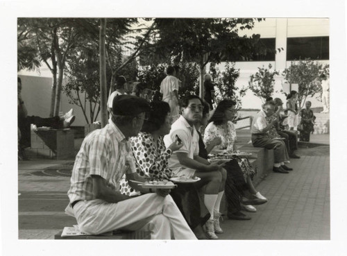 Nisei and Sansei at NCRR redress victory celebration — Calisphere