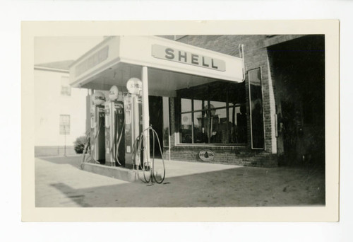 Shell service station — Calisphere