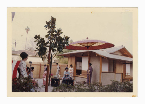 Tea ceremony at Pasadena Buddhist Temple — Calisphere