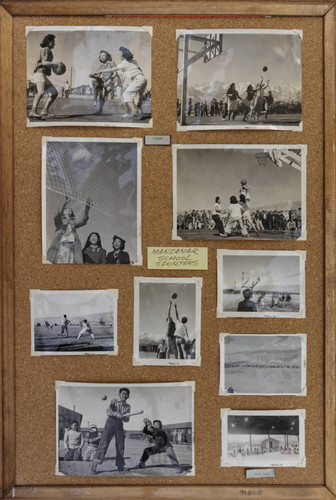 Manzanar school sporters — Calisphere