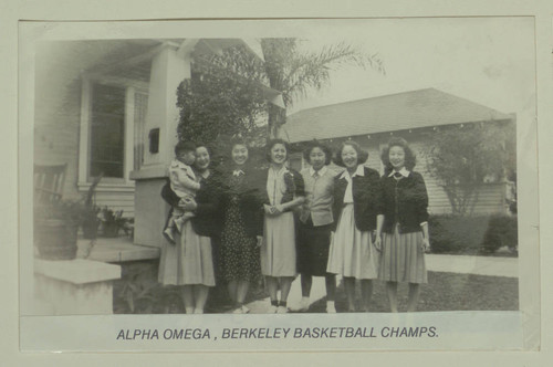 Alpha omega, Berkeley basketball champs — Calisphere