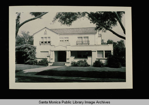 424 Alta Avenue (Lot 18, Block D) Santa Monica, Calif. owned by Lester ...