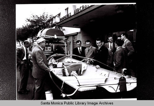 Douglas Aircraft Company Boat (made from aluminum) and Air Skiff (owner ...