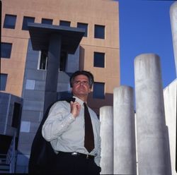 David W. Burcham at Loyola Law School — Calisphere