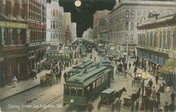 Spring Street, Los Angeles, Cal — Calisphere