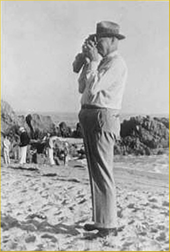 James Harvey Irvine, Sr., at Laguna Beach, 1947 — Calisphere