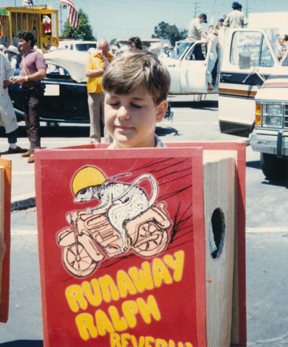 Costa Mesa Library, Walking Book Parade, 1985 — Calisphere