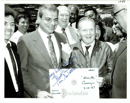 Douglas "Wrong Way" Corrigan with Nassau County executive Thomas ...