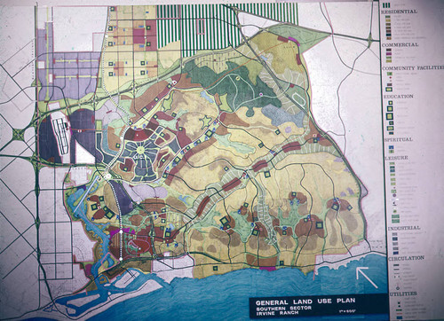Early Irvine Company land use plan for the Irvine Ranch — Calisphere