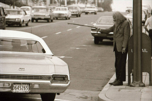 Eiler Larsen, the Laguna Beach Greeter — Calisphere