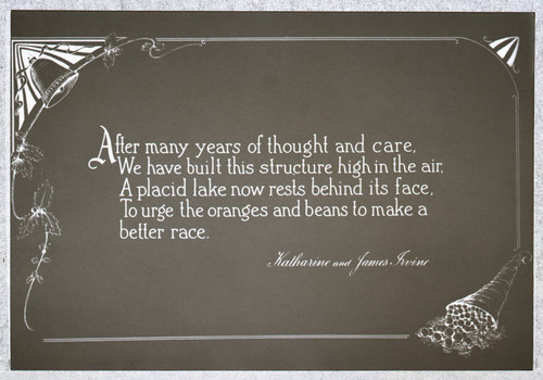 Christmas Card from Katharine and James Irvine II, 1940 — Calisphere