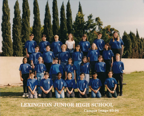 Lexington Jr. High School 1993-1994 Band — Calisphere