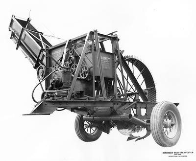 Harvesting Machinery - Stockton: Marbeet Beet Harvester — Calisphere